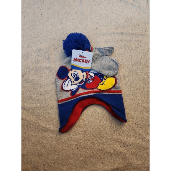 Disney | Other | Disney Mickey Mouse Hat Mittens Set Size 2t4t New ...